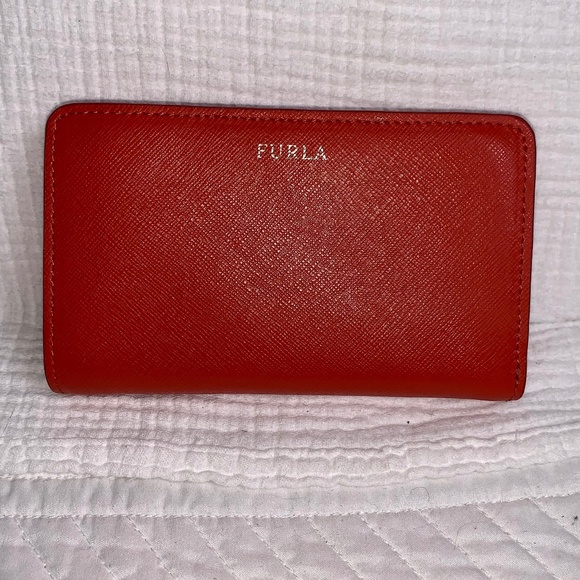 Furla | Bags | Furla Red Leather Zip Wallet Nwot | Poshmark